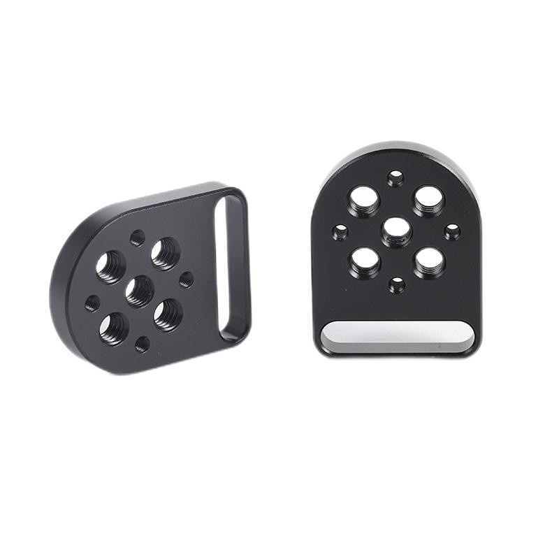 Quick Release Plate Camera Bottom Base Extension Mount Microphone Adapter