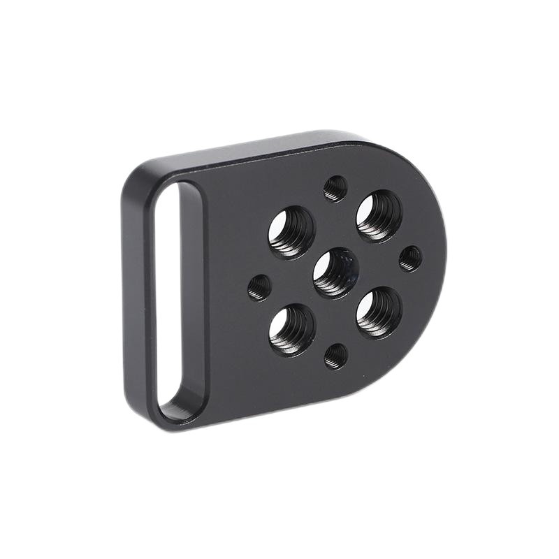 Quick Release Plate Camera Bottom Base Extension Mount Microphone Adapter